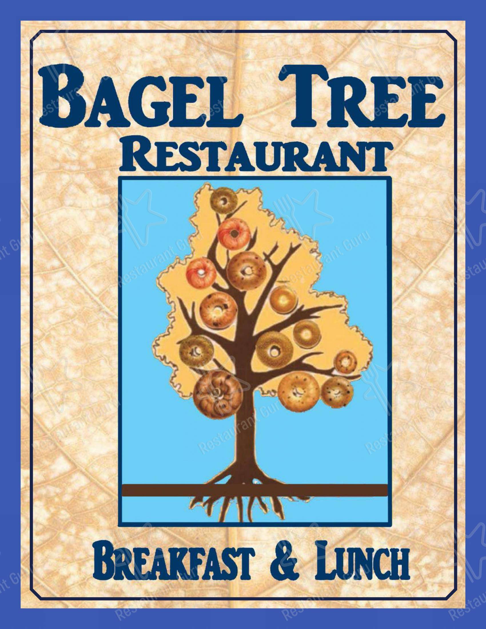 Menu at Bagel Tree Restaurant, Delray Beach
