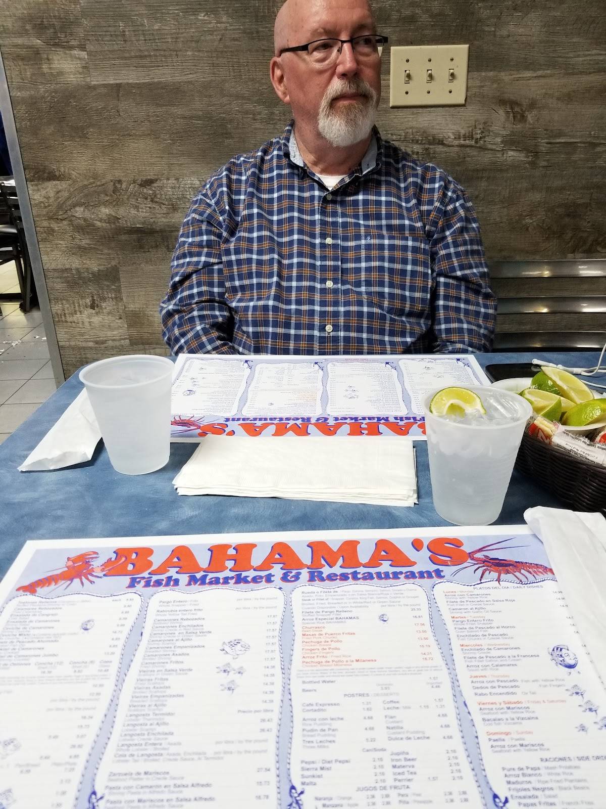 Menu at Bahamas Fish Market & Restaurant, Miami