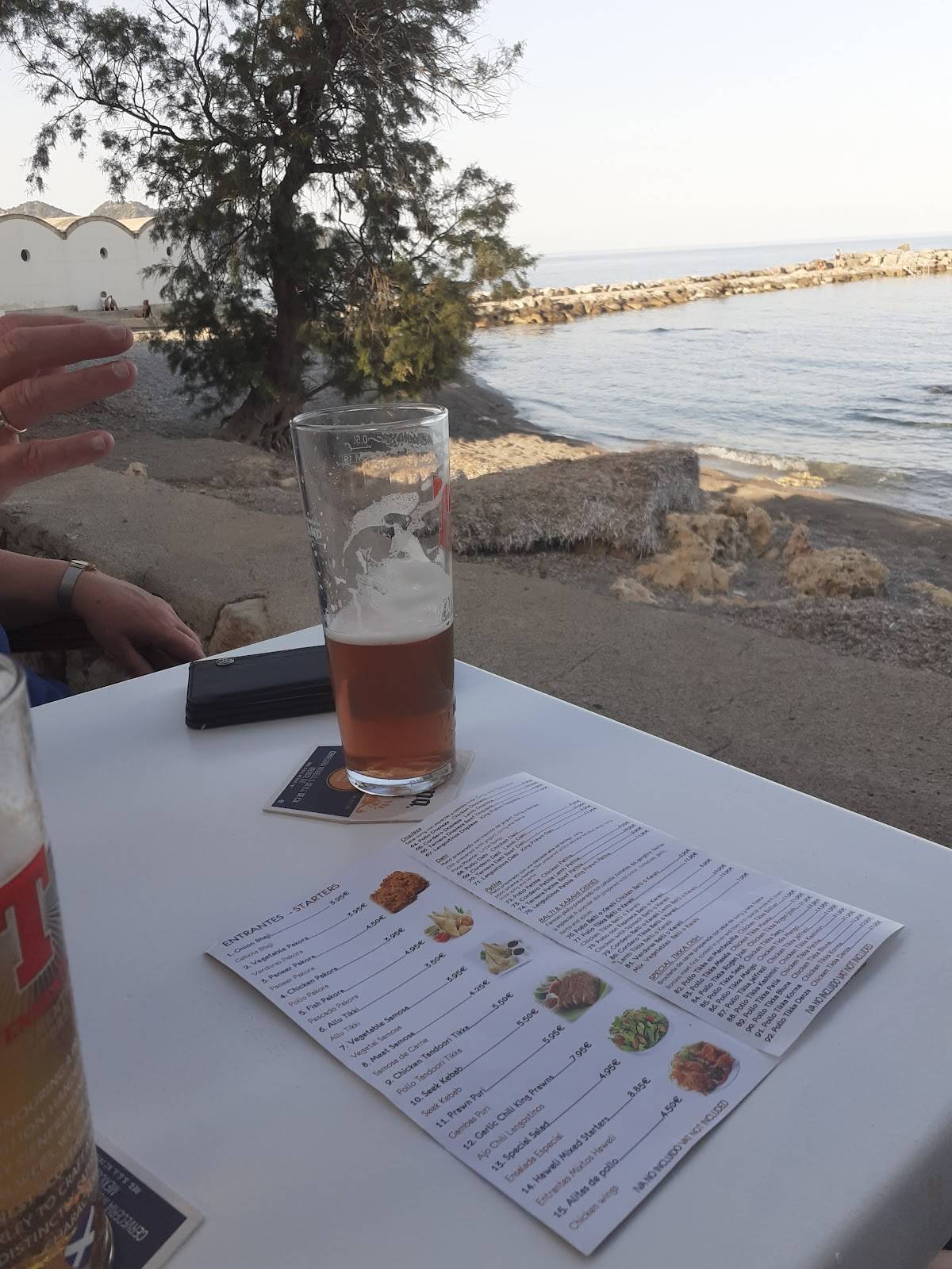Menu at Bar Argos, Cala Bona