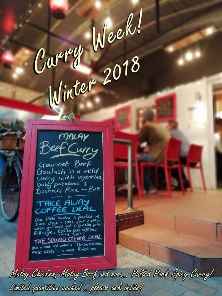 Menu at Basic Bistro restaurant, Stellenbosch