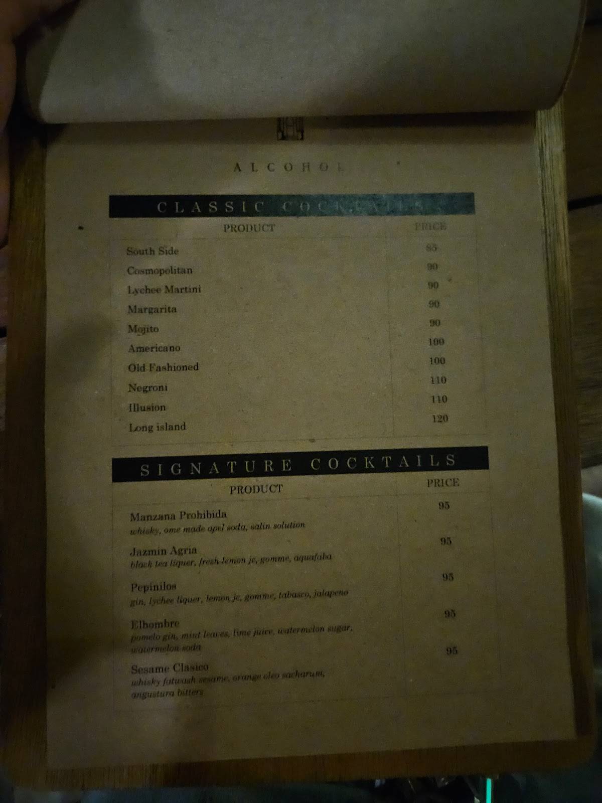 Menu at , Batam