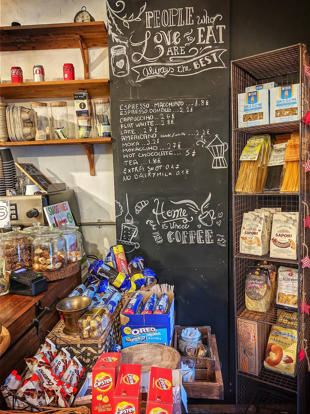 Menu at Bello De Nonna cafe, London