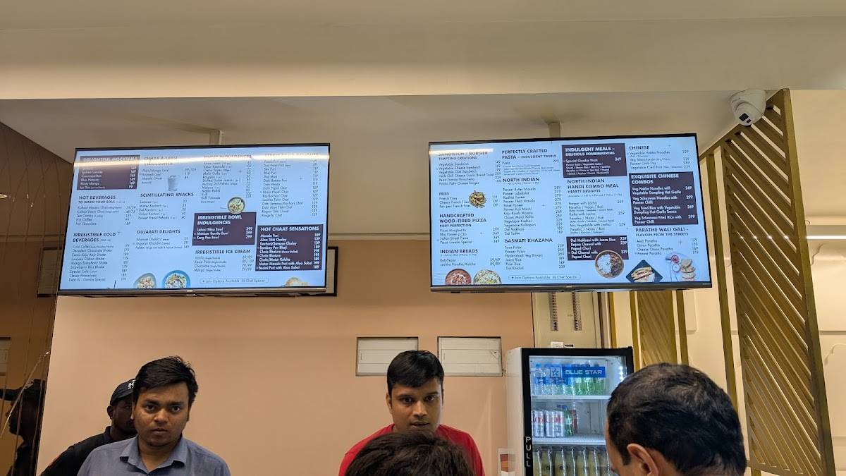 Menu at Gwalia, Bengaluru