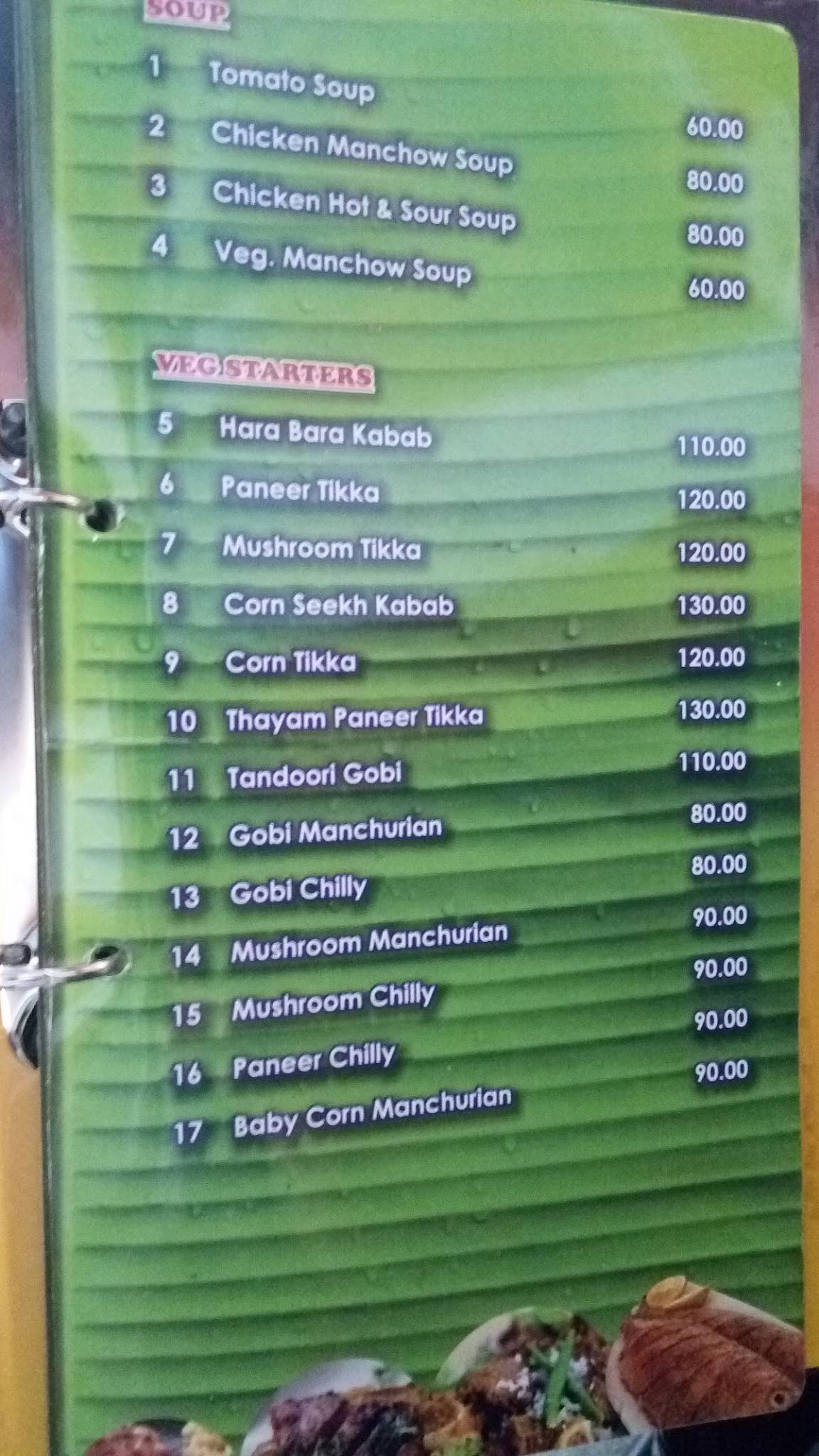 Menu at Karavali Grand, Bengaluru, 79. 11th cross