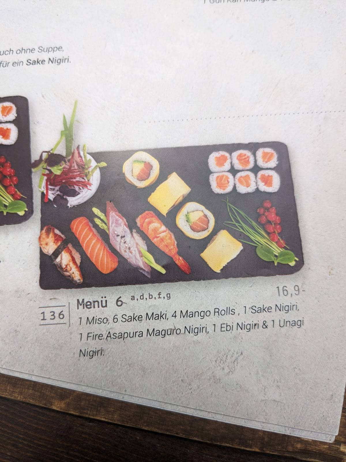 Speisekarte von Mikoto Sushi - Kreuzberg restaurant, Berlin, Skalitzer ...
