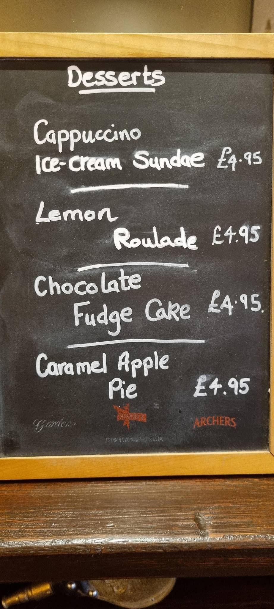 Menu at Besom Inn pub & bar, Coldstream