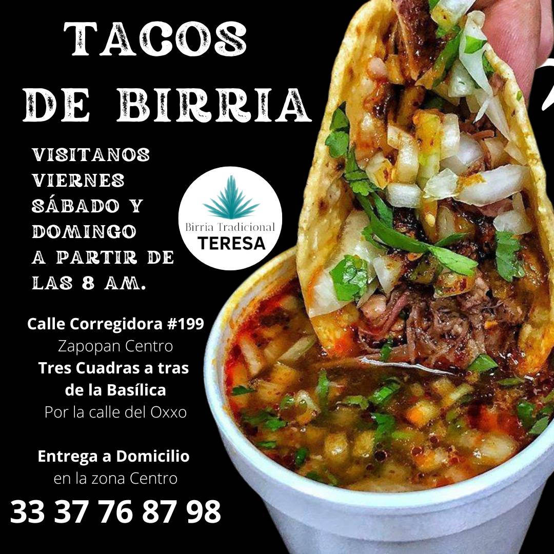 Menu at Birria en Zapopan Tradicional Teresa Tacos Lonches y ...