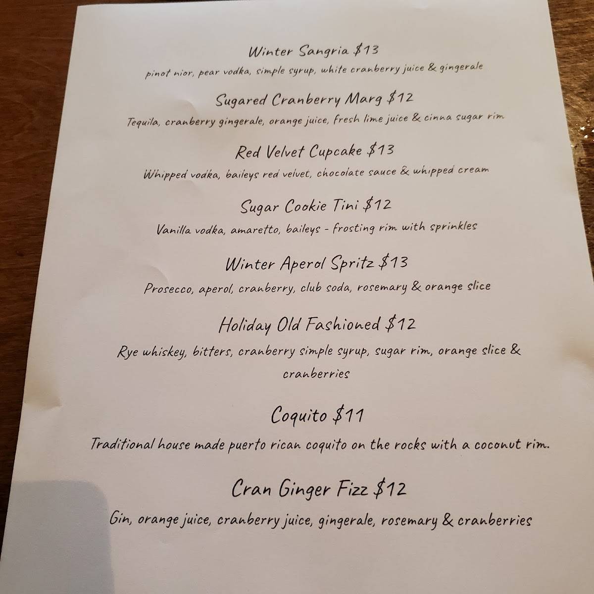 Menu at Black Raspberry Pub, Plymouth