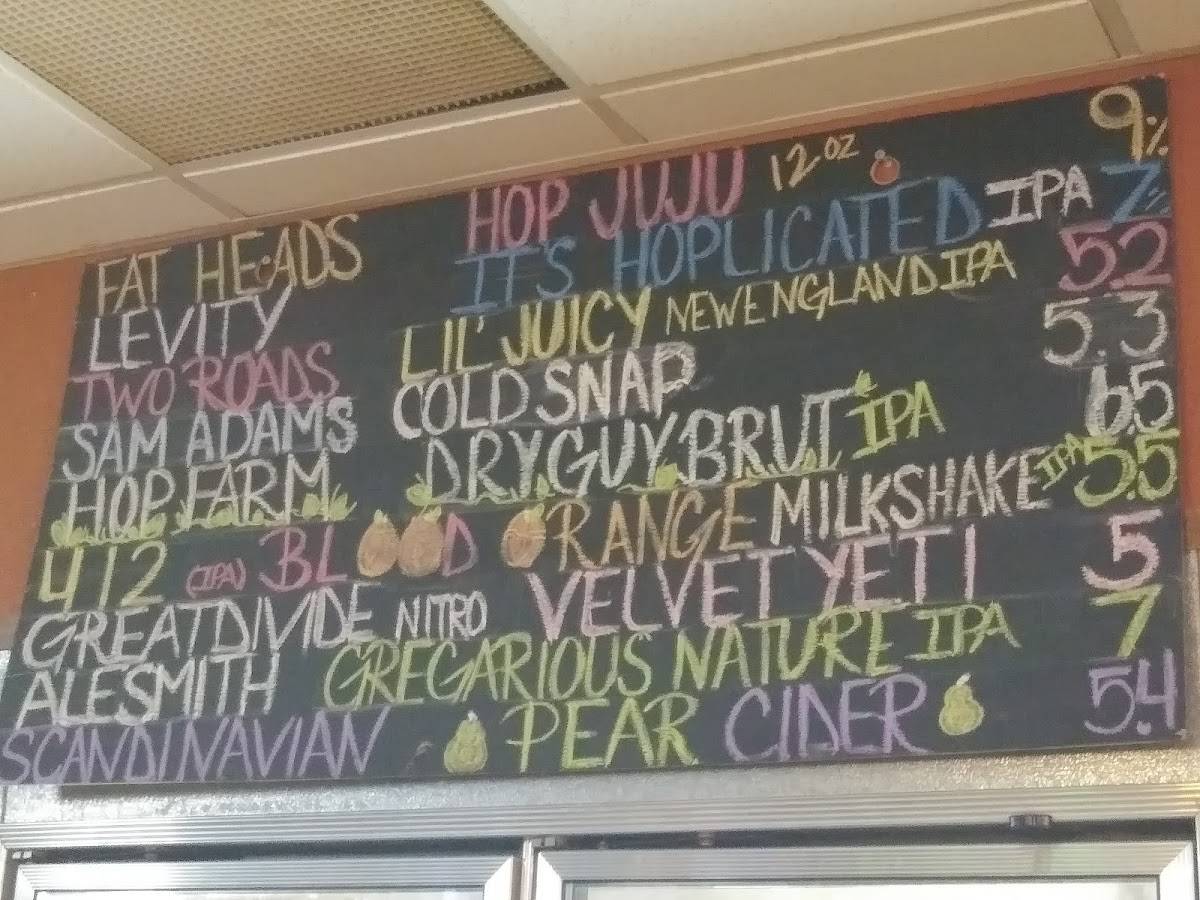 Menu at Black Sheep pub & bar, USA