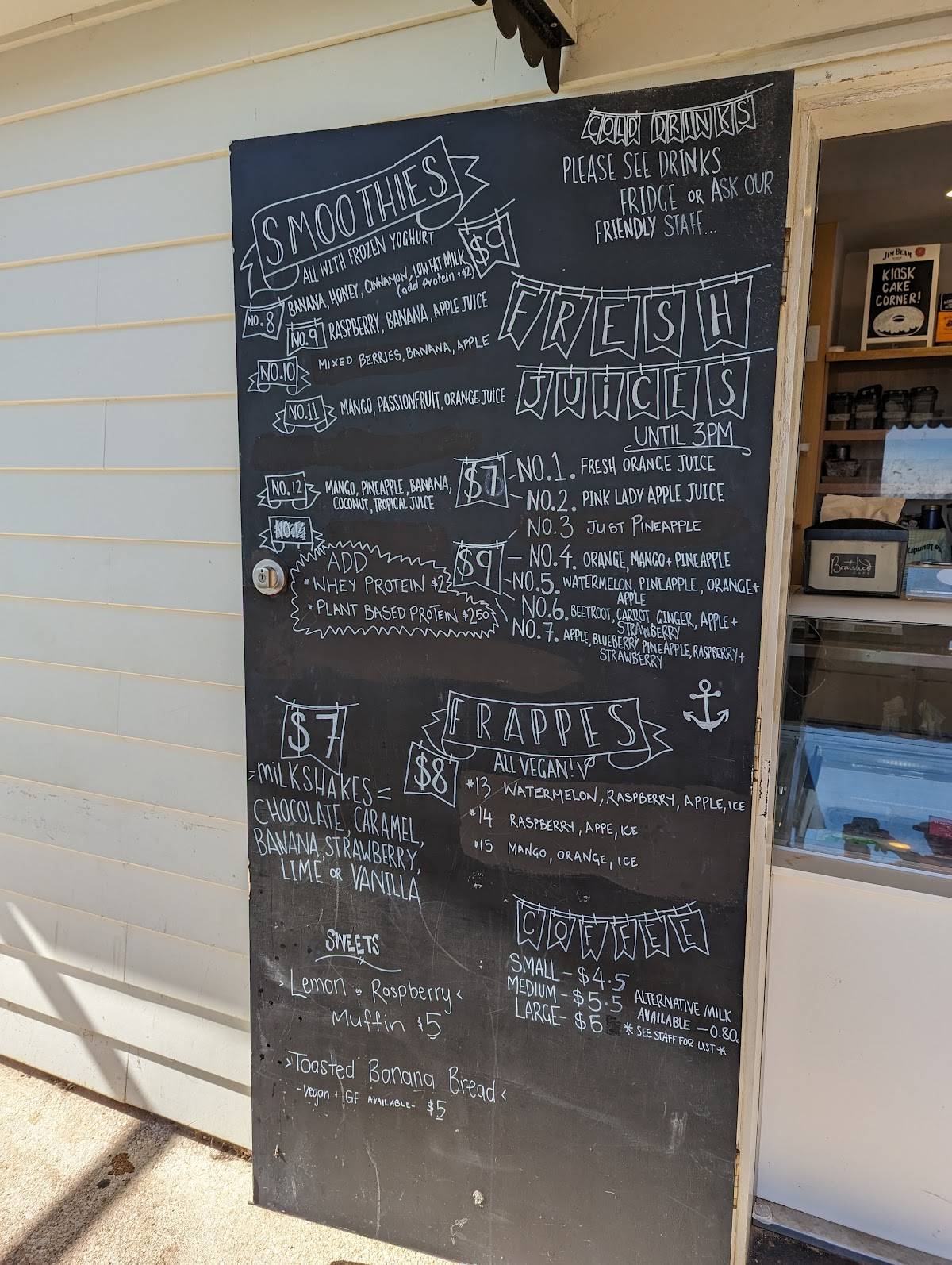 Menu at Boatshed Hallett Cove pizzeria, Hallett Cove