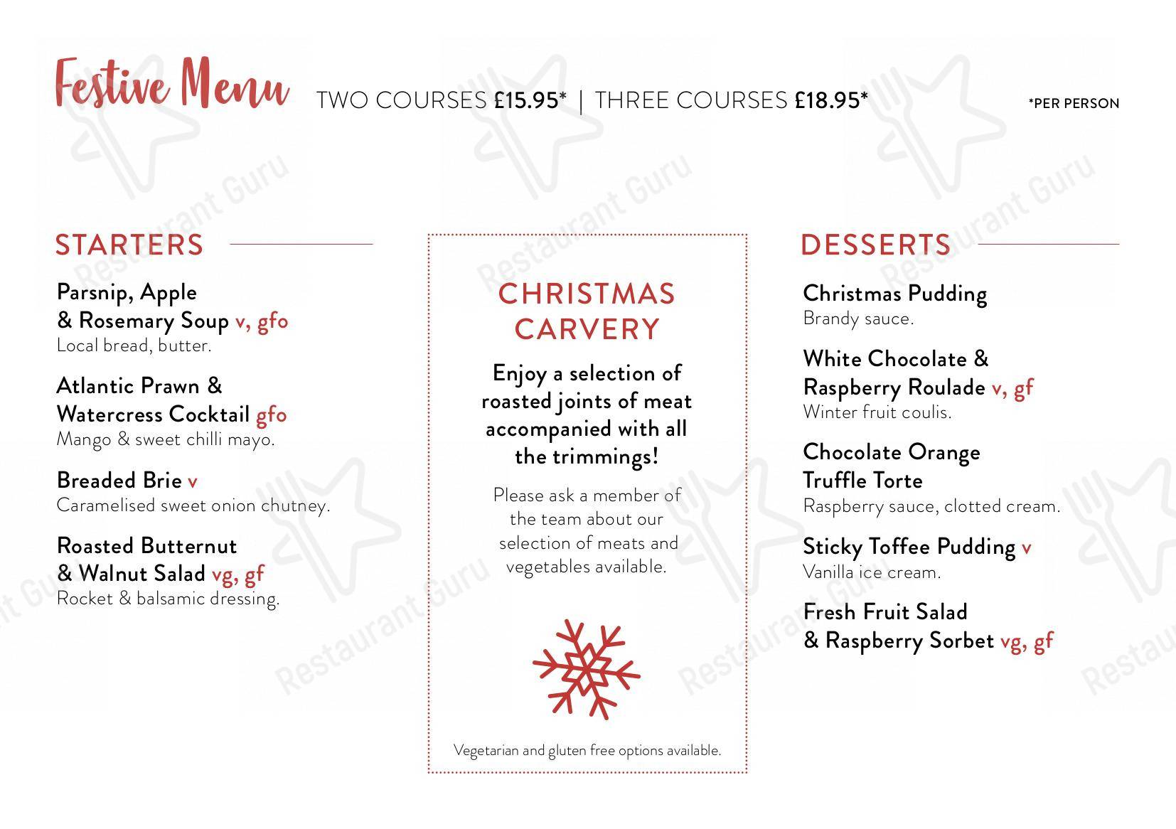 Menu at Borough Arms, Bodmin pub & bar, Bodmin