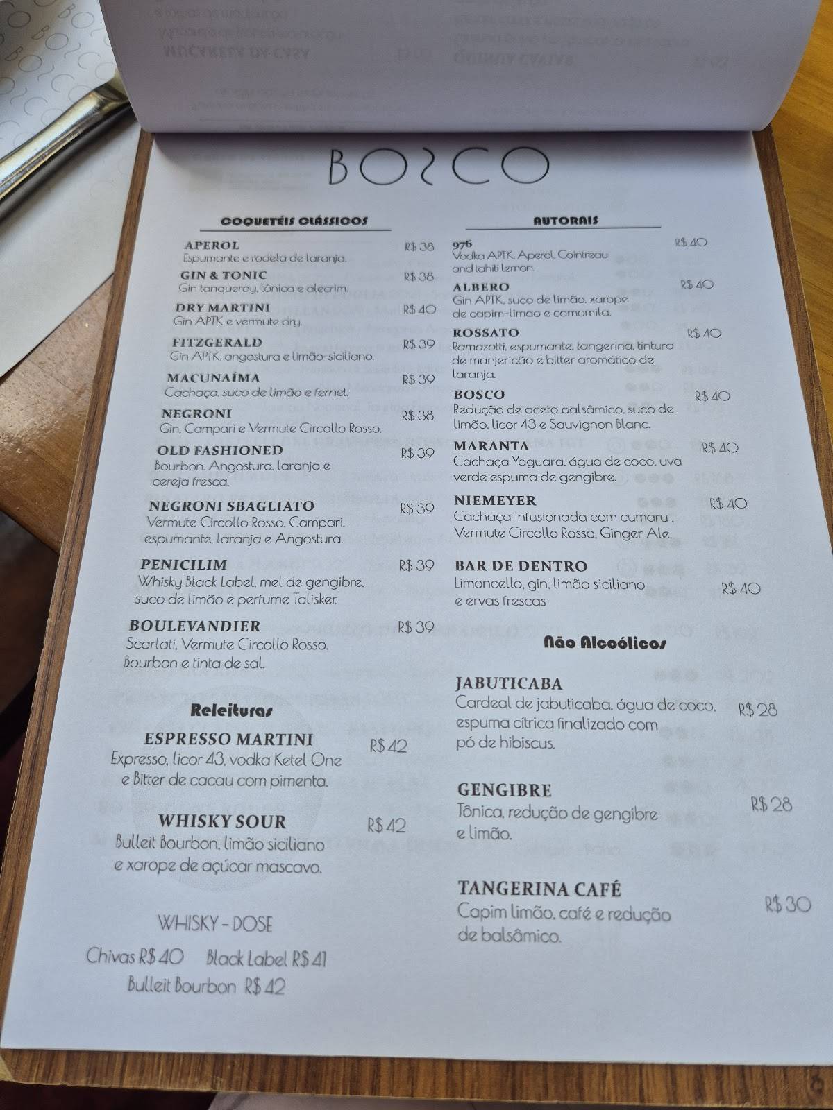 Menu em Bosco Restaurante, São Paulo