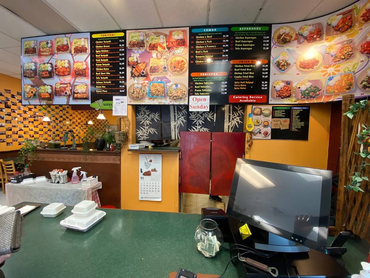 Menu at Yummy Teriyaki restaurant, Bothell