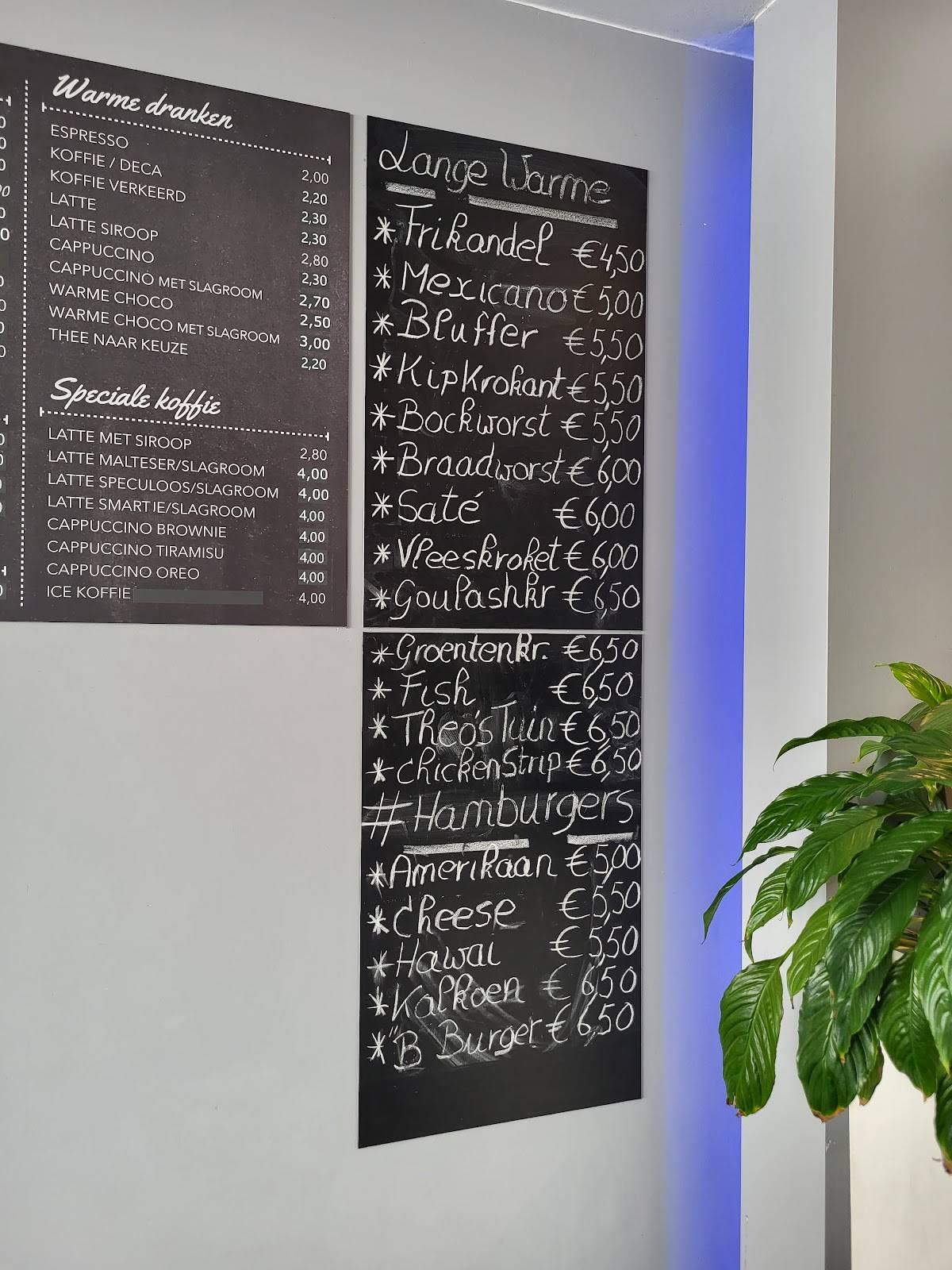 Menu at Break Time Lanaken, Lanaken