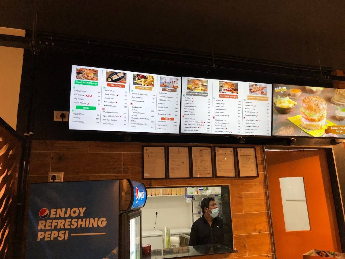 Menu at Brown Burger Co. Chandra Layout, Bengaluru