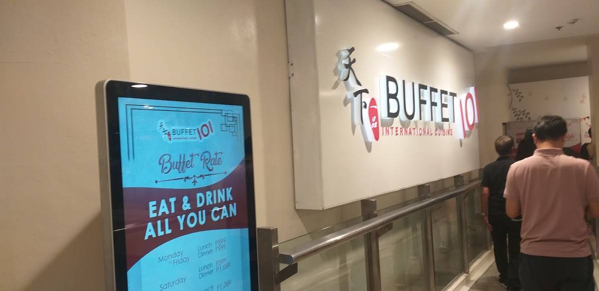 Menu at Buffet101 - Alabang Town Center restaurant, Muntinlupa