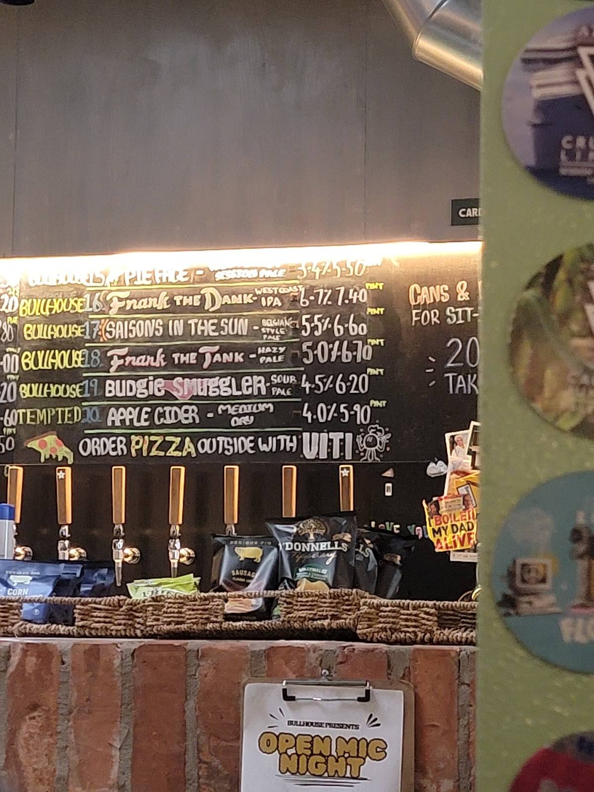 Menu at Bullhouse East pub & bar, Belfast