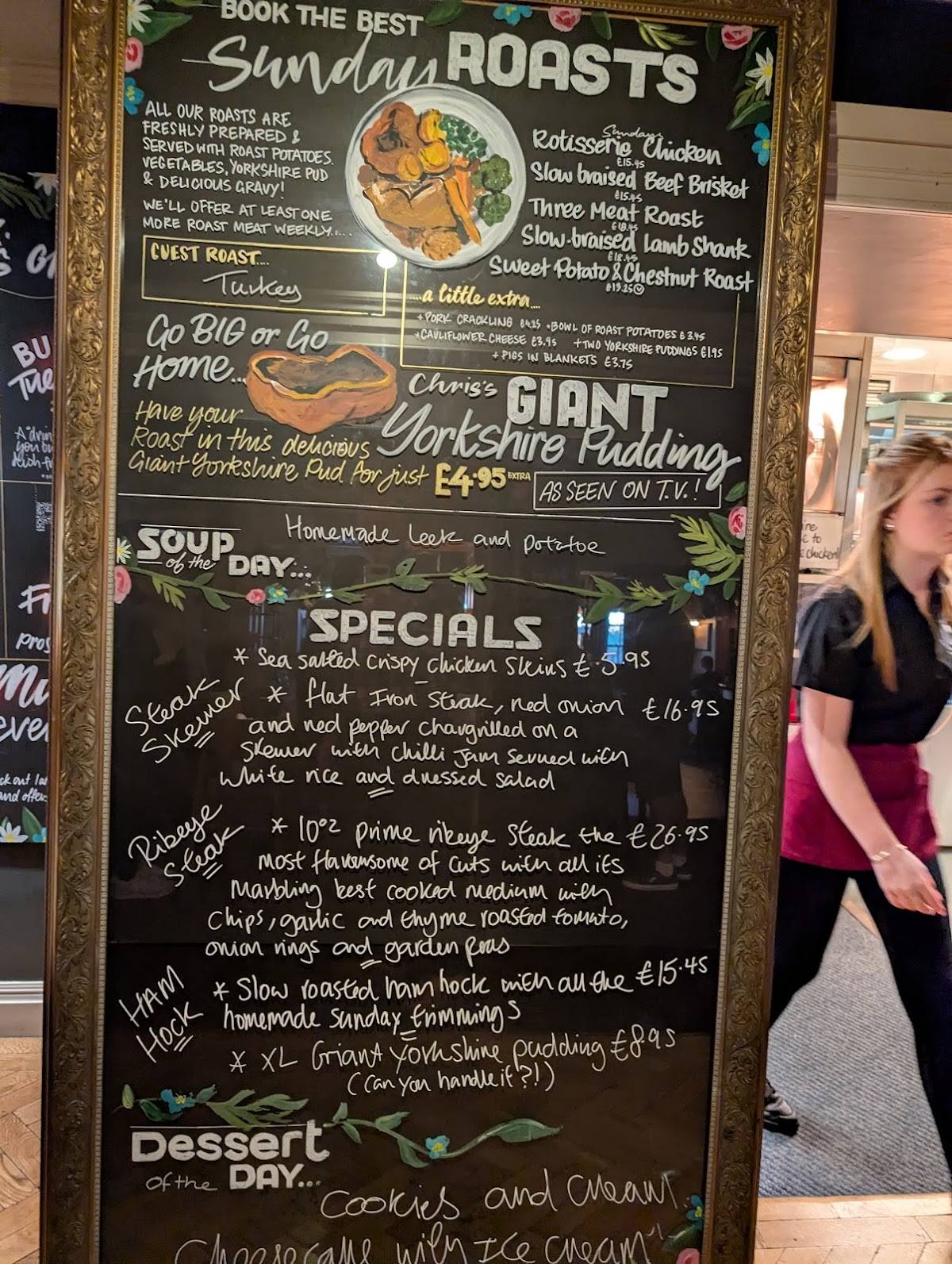 Menu at Bulls Head pub & bar, Broxbourne, High Rd Turnford