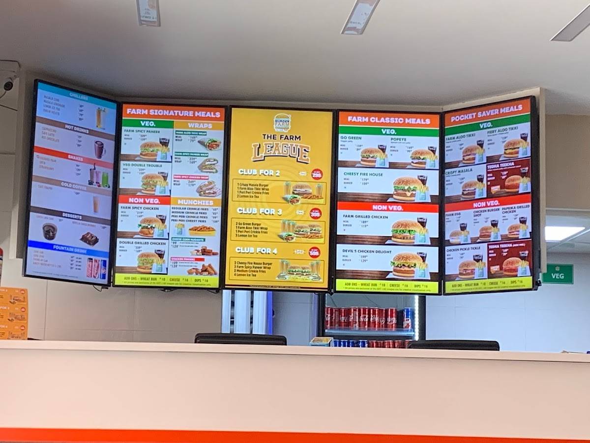 Menu at Burger Farm, Jodhpur, 531B