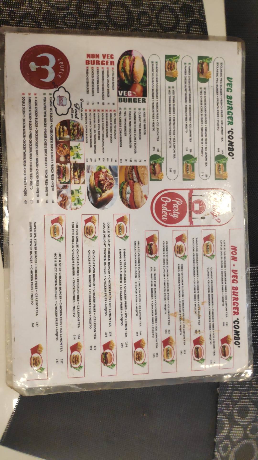 Menu at Good Vibes, Chennai