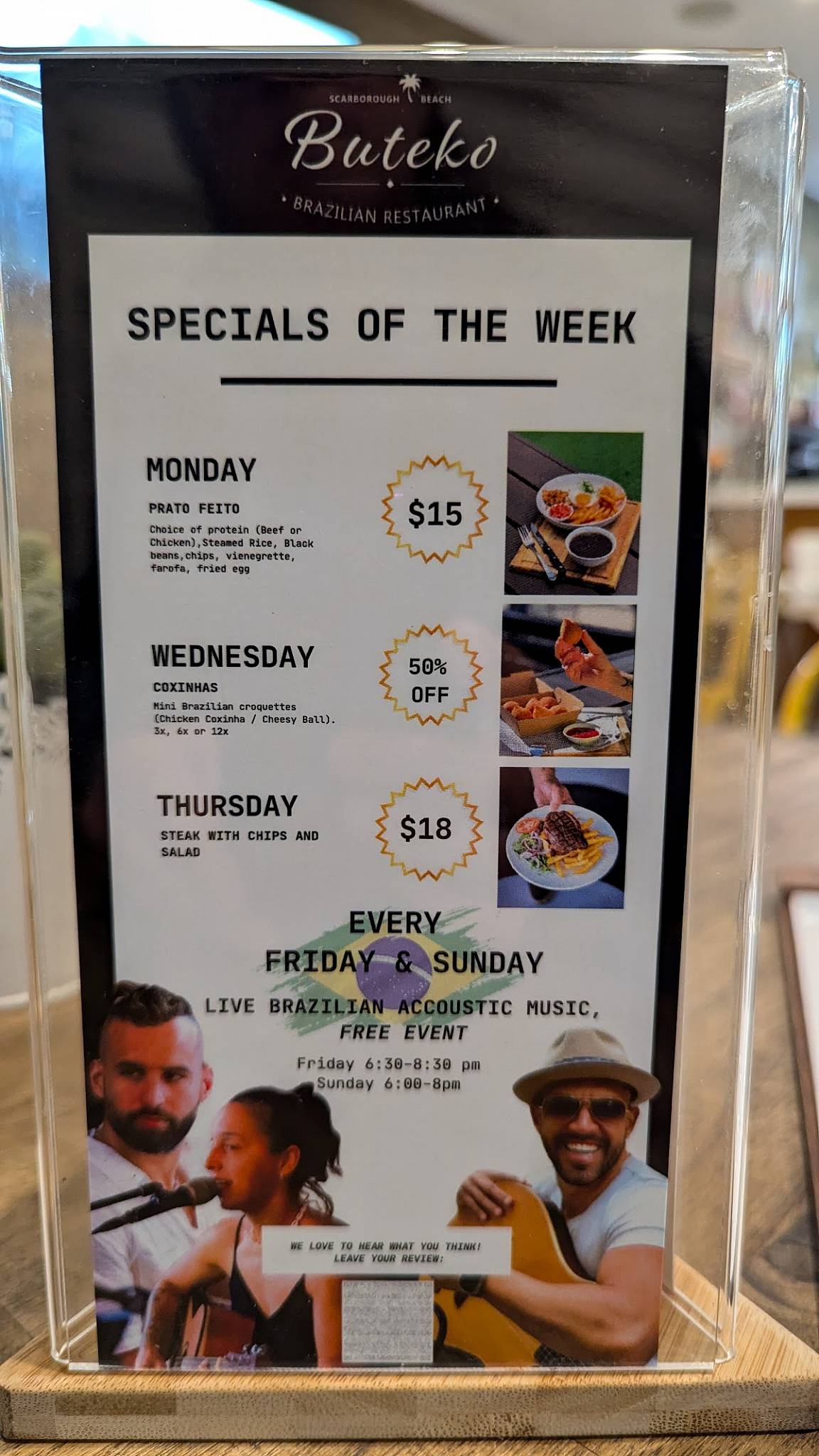 Menu at Buteko - Brazilian Restaurant, Scarborough