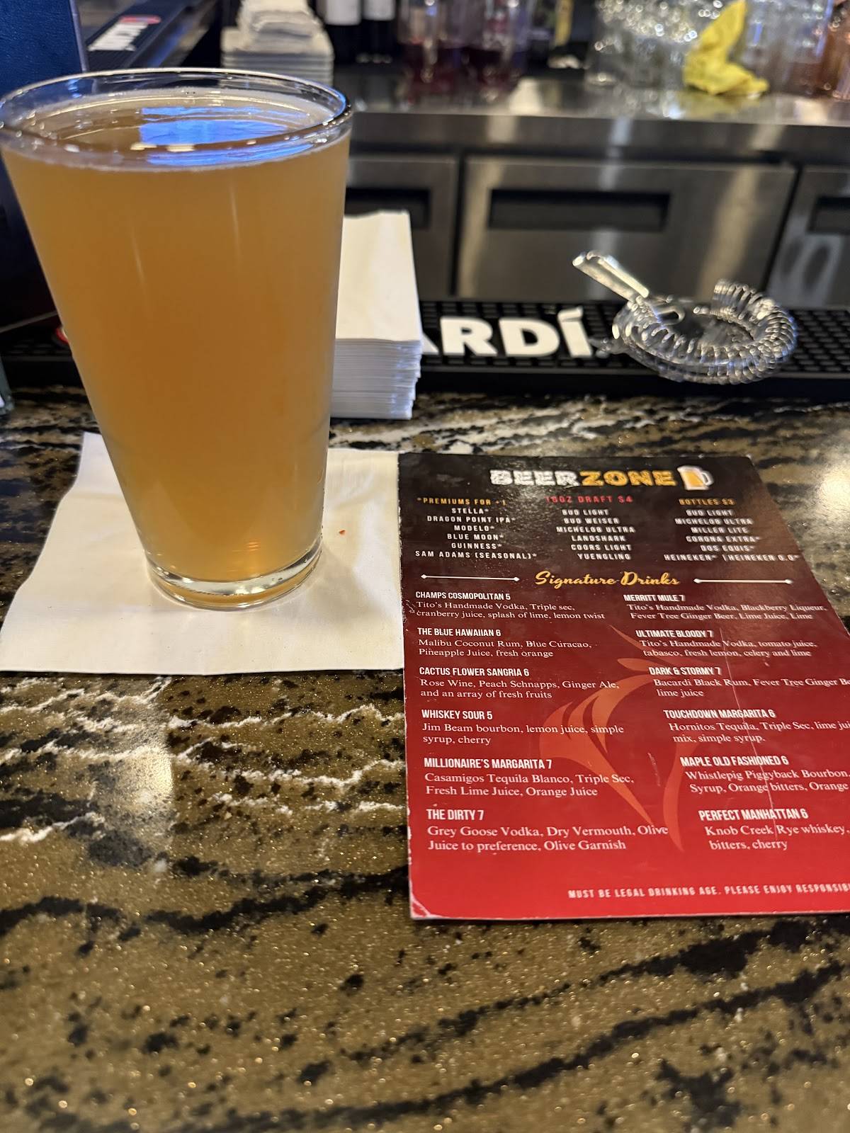 Menu at CHAMPS STEAKHOUSE & BAR, Merritt Island
