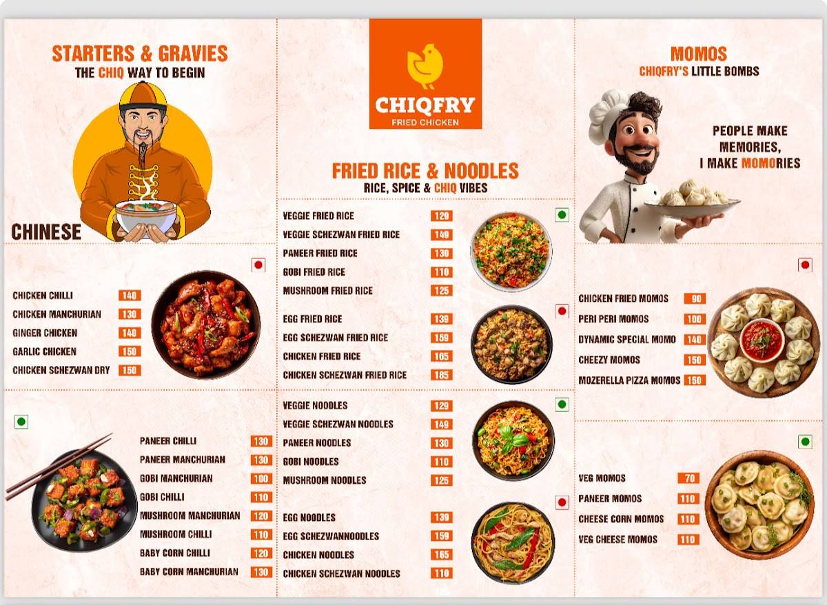Menu at CHIQFRY Fried Chicken, Bengaluru