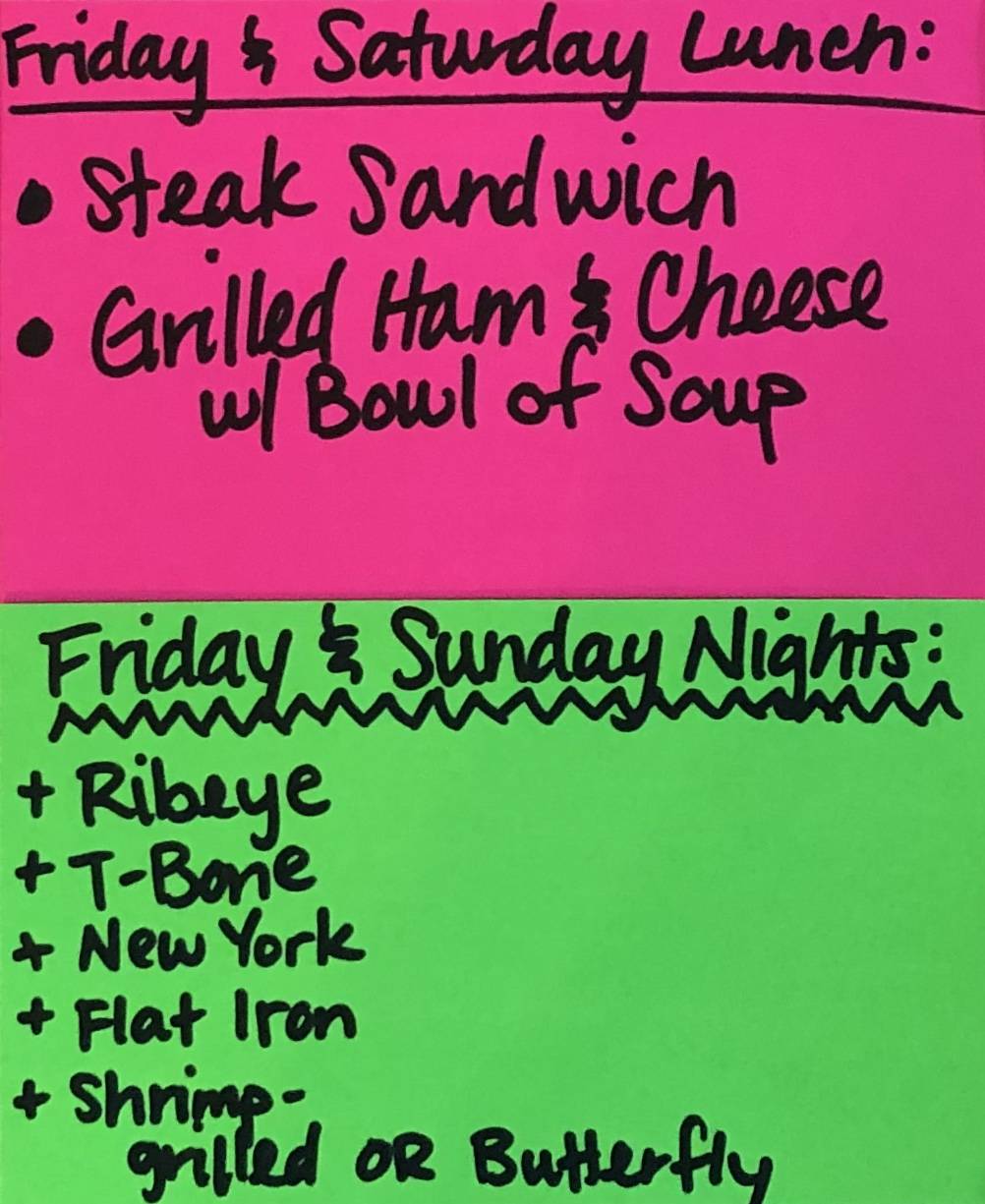 Menu at CK Grill and Bar, Columbus