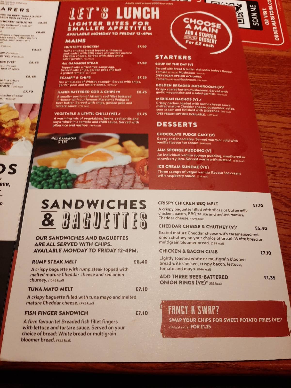 Menu at Red Kite pub & bar, Caerphilly, Nantgarw Rd