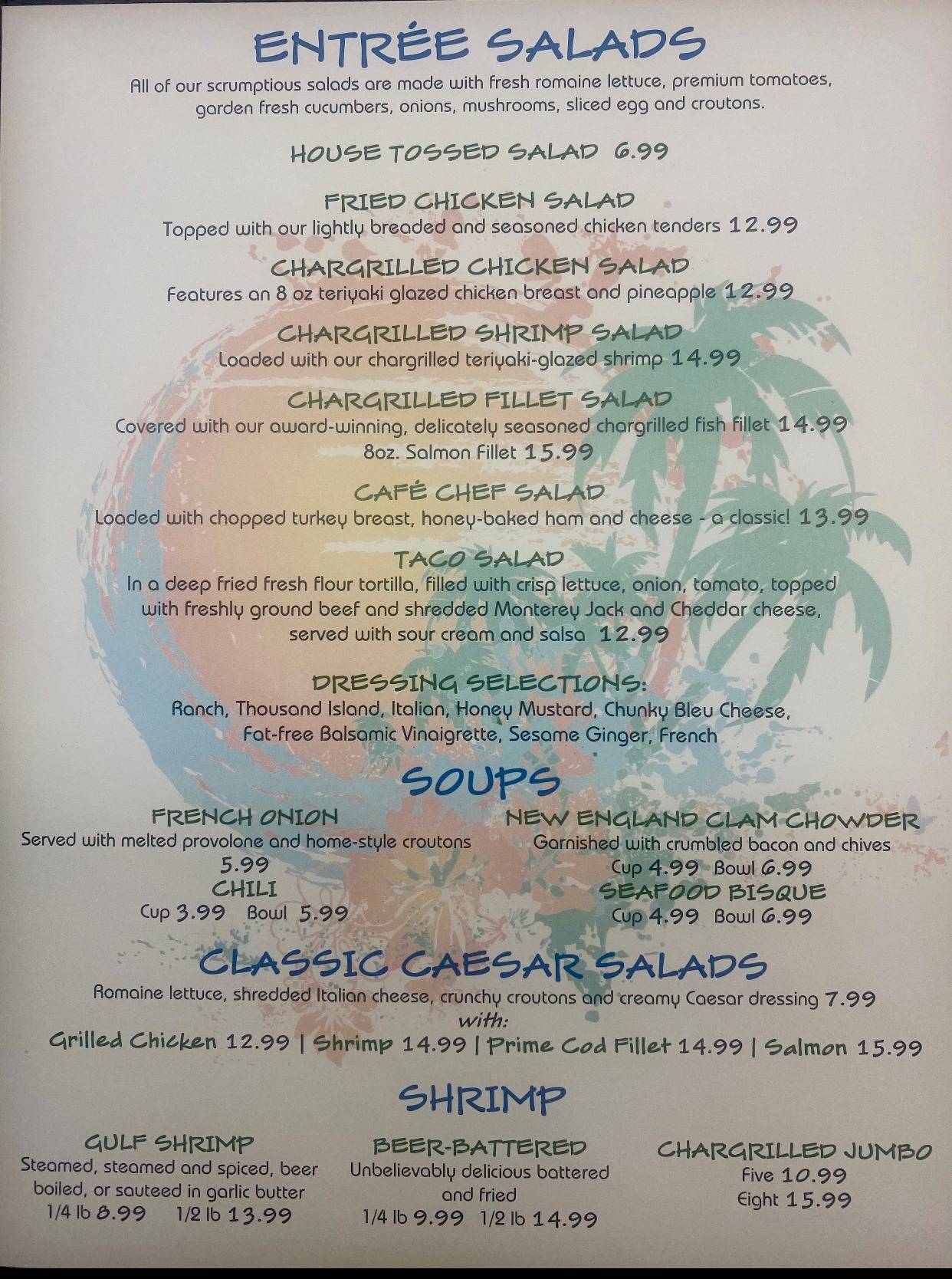 Menu at Cafe 776, Englewood