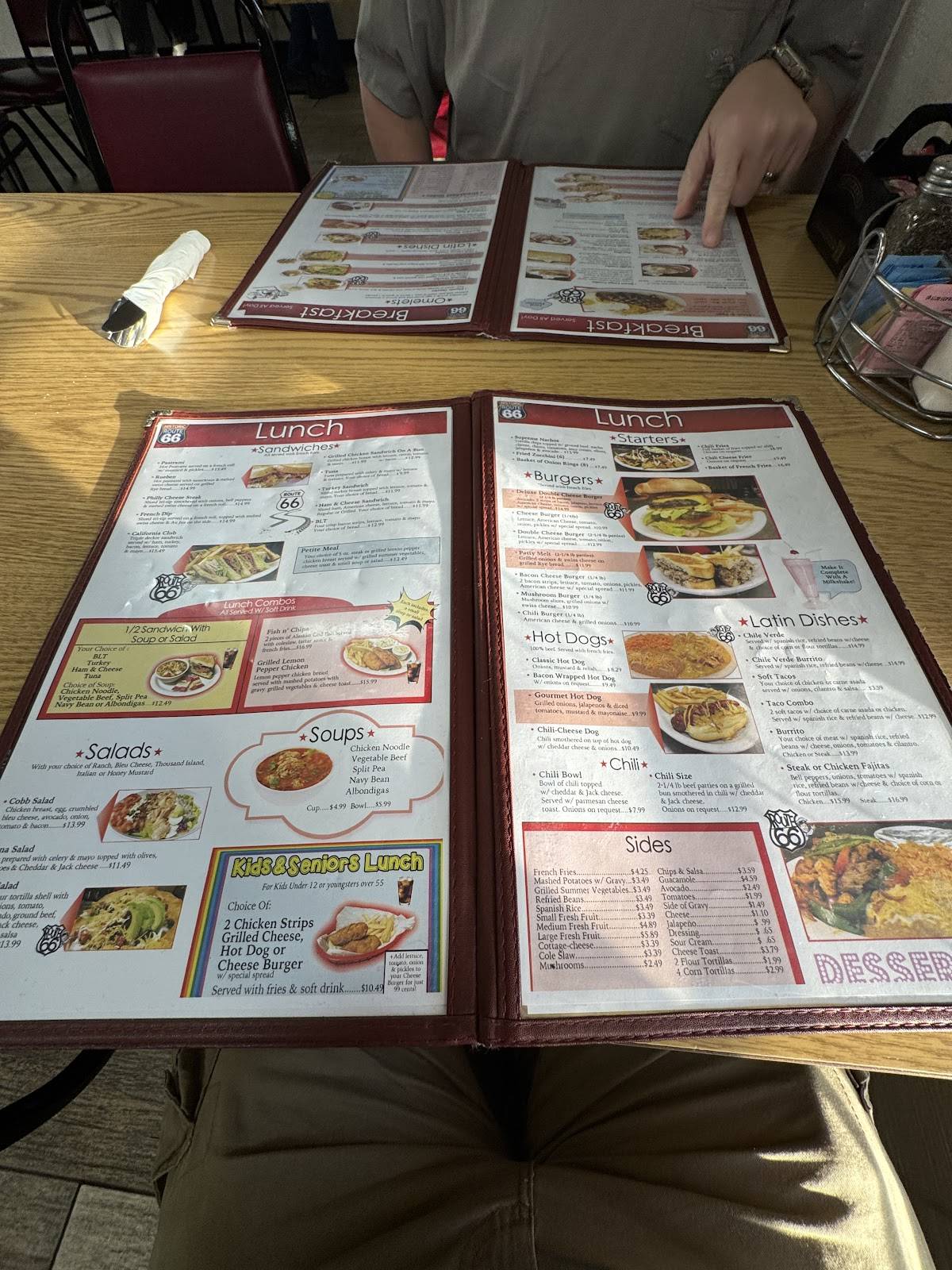 Menu at California Classic Cafe, Victorville, Amargosa Rd STE A