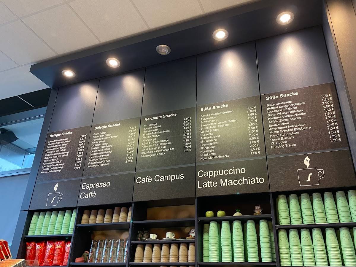 Speisekarte von Café Campus Aramark Provadis cafe, Frankfurt am Main