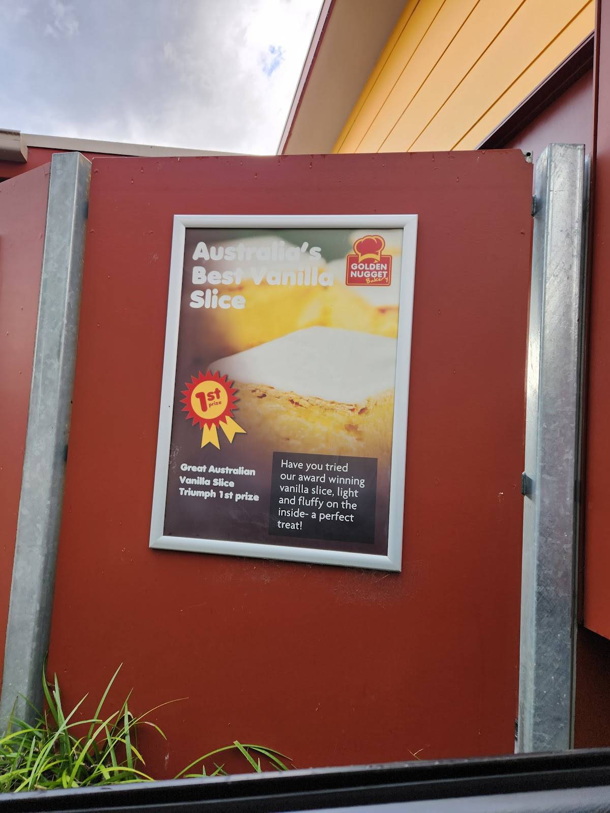 Menu at Golden Nugget Bakery, Ballarat Central, Sturt St