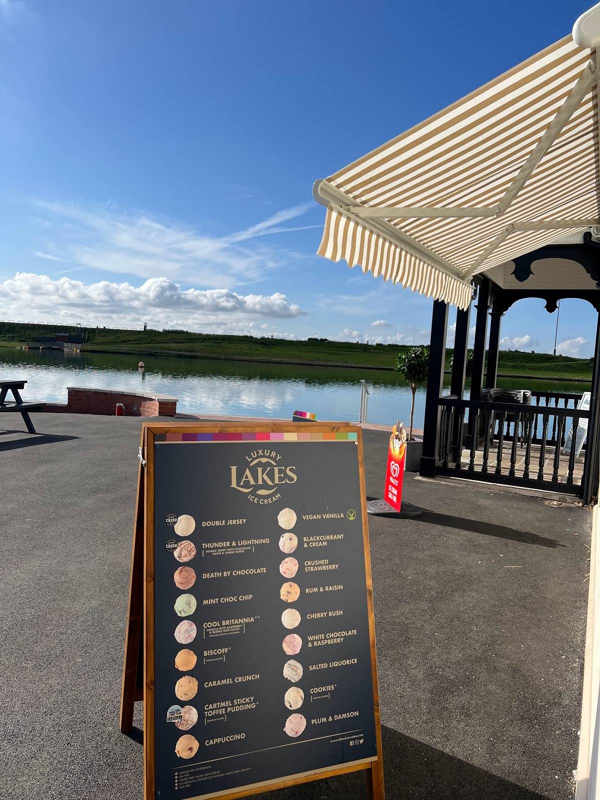 Menu at Fairhaven lake cafe, Lytham Saint Annes, Inner Promenade