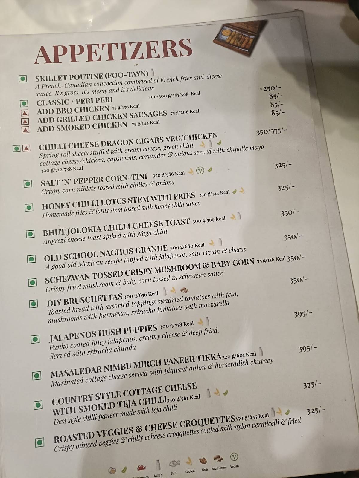 Menu at Cafe Mocha, Ahmedabad, 10