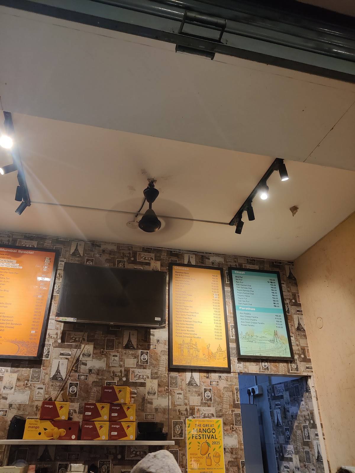 Menu at Cafe Mumbai, Bengaluru