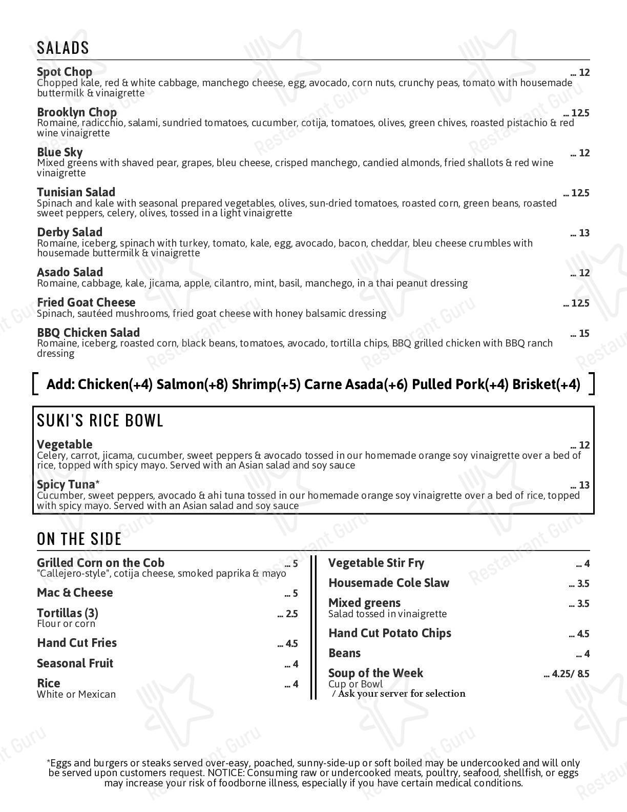 Menu at Nunney Catch Cafe, Frome, Cafe