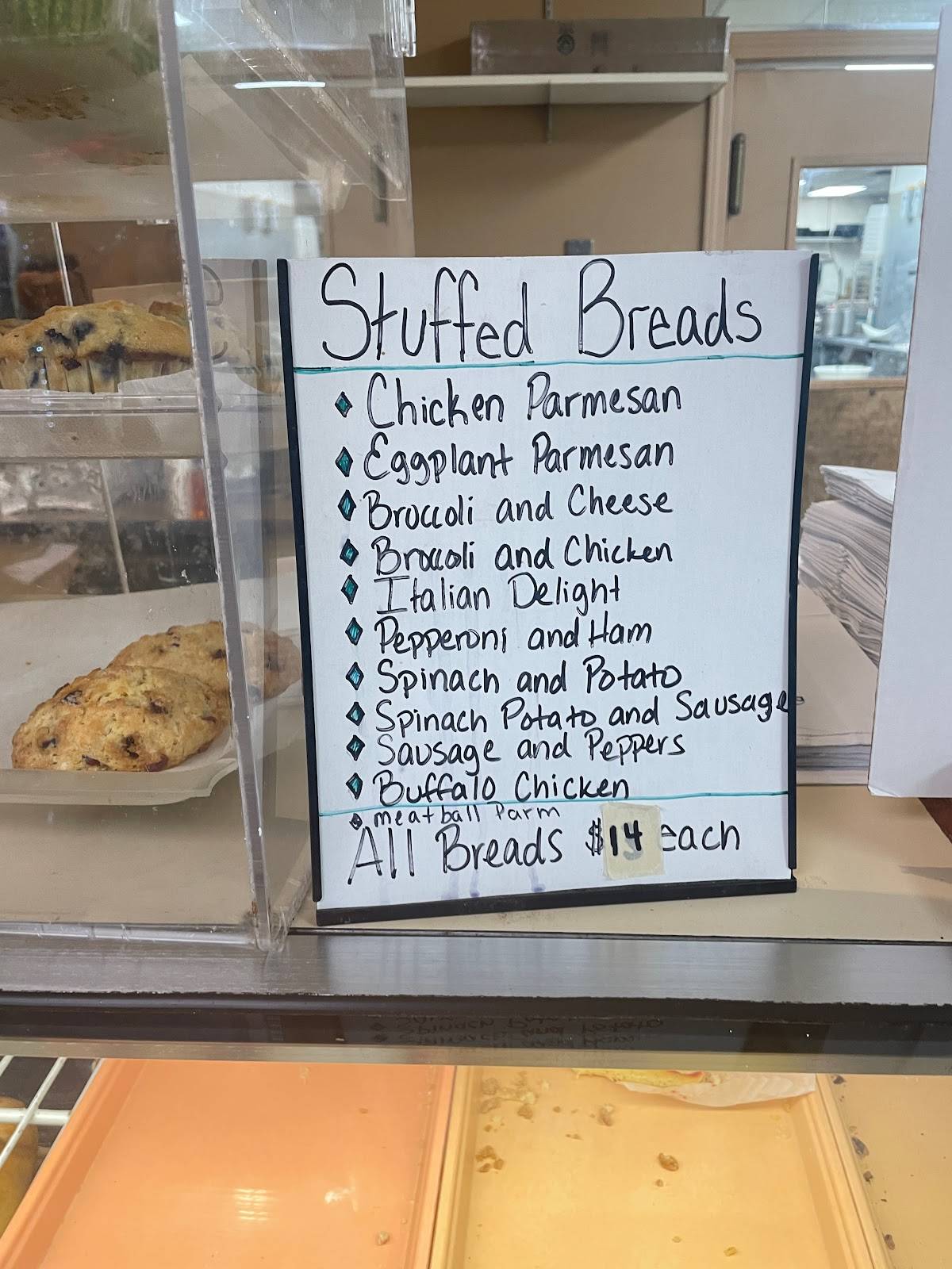 Menu at Pasticceria Italia cafe, Bloomfield, 10 Wintonbury Mall