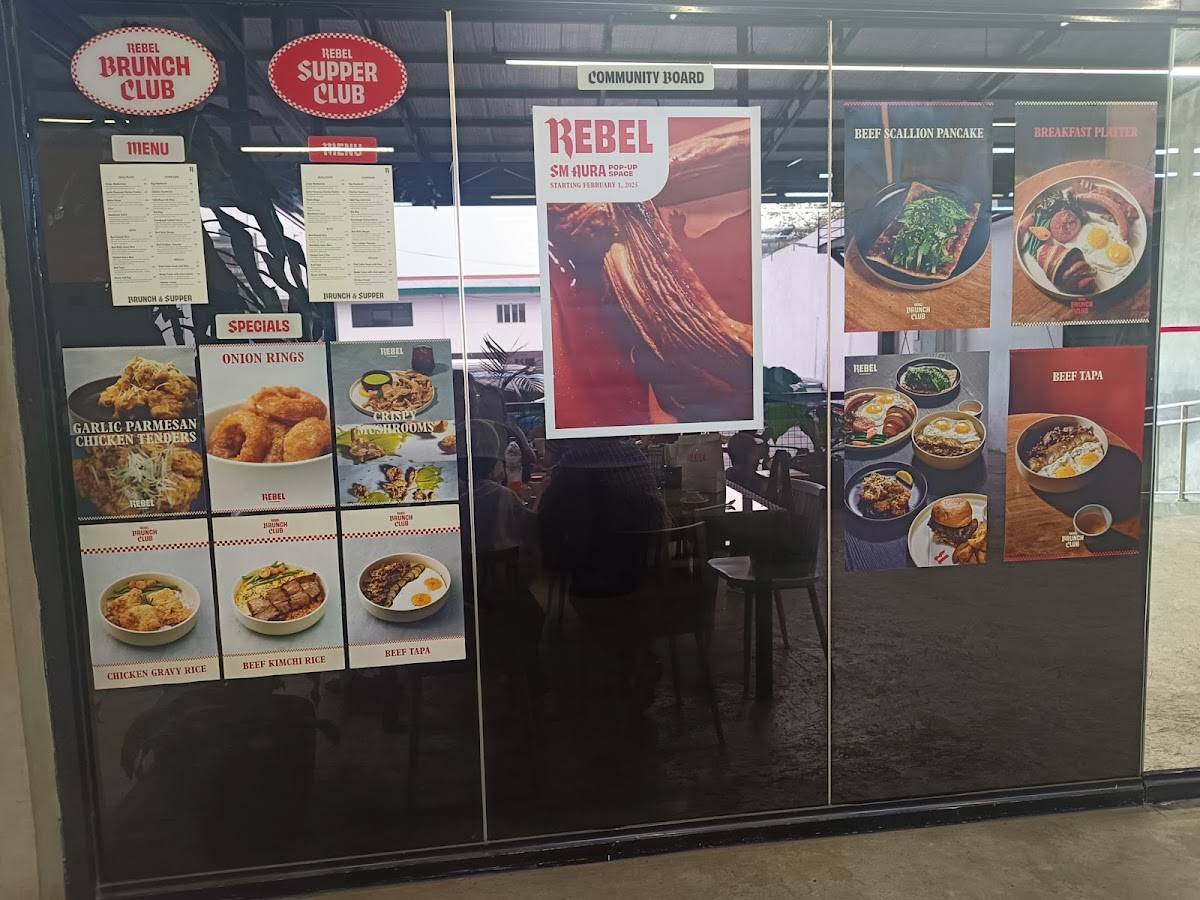 Menu at Rebel Bakehouse cafe, Baguio, KM. 3 Naguilian Rd