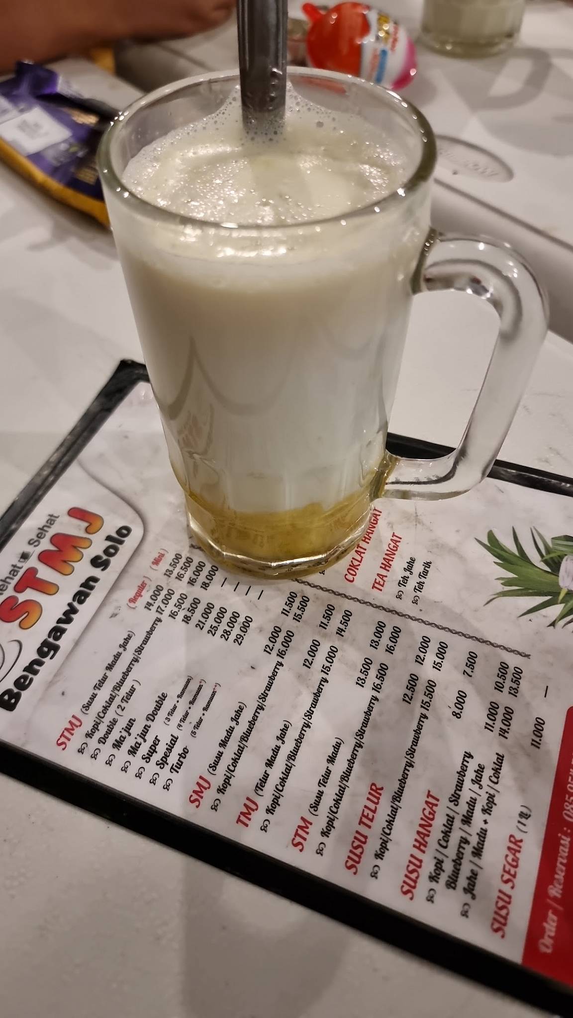 Carta del café STMJ Bengawan Solo, Malang, Jl. Tumenggung Suryo No.35