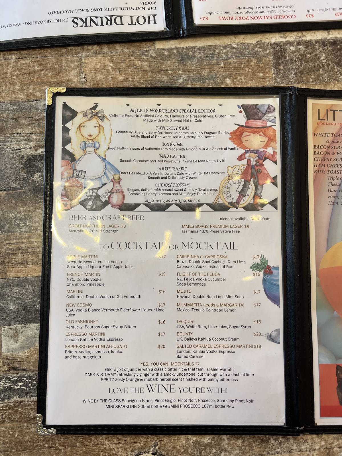 Menu at The Local Pantry cafe, Engadine