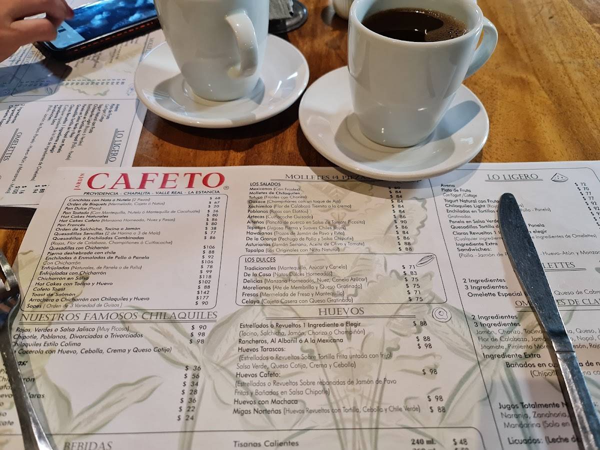 Carta de Jardín Cafeto Providencia, Guadalajara, Av Montevideo 3194