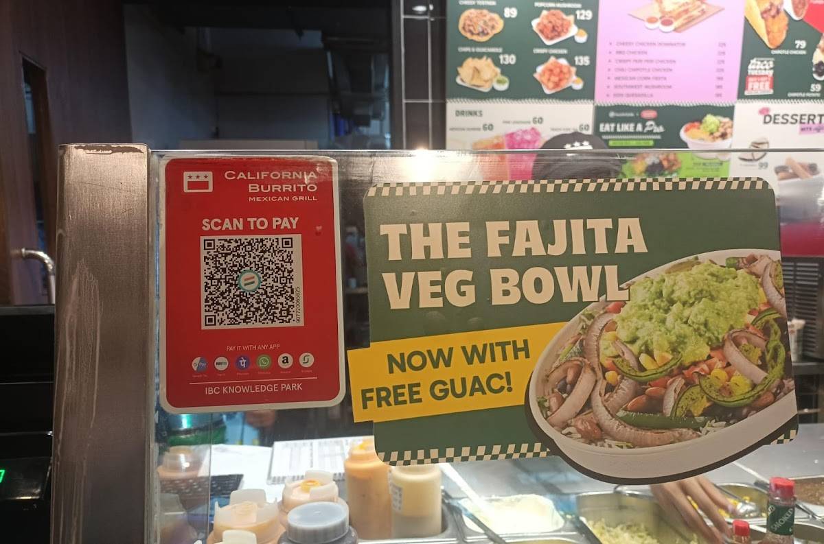 Menu at California Burrito Mexican Kitchen @ IBC Knowledge Park, Bengaluru