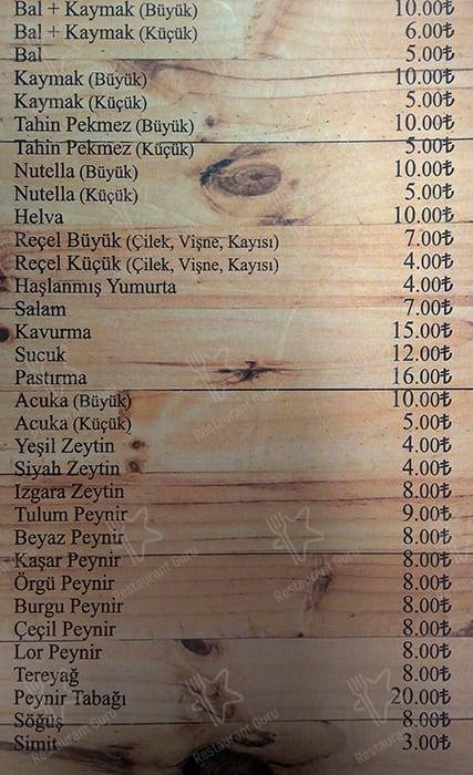 Menu at Can Cafe Kahvalti, Istanbul, çağ apartmanı