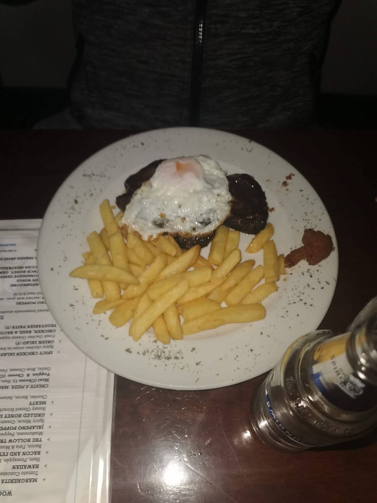 Menu at The Hollow Tree at Old Oak restaurant, Cape Town, 12 Old Oak Rd