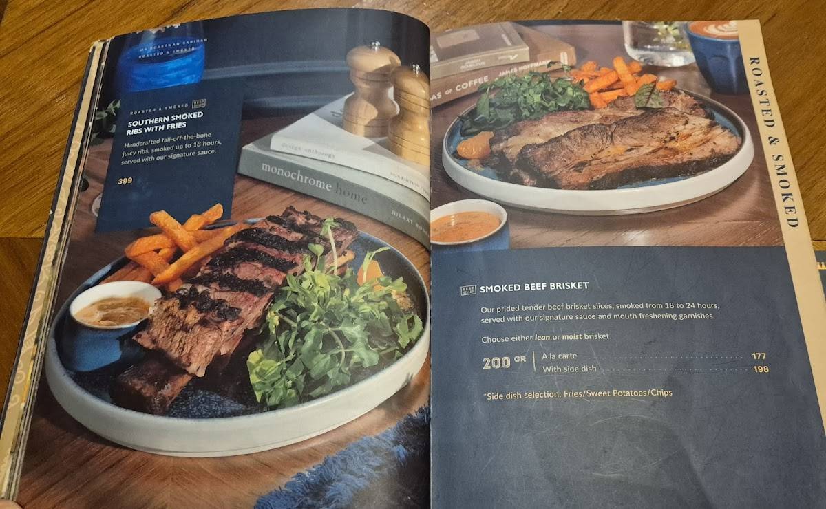 Menu at Mr Roastman - Sarinah restaurant, Central Jakarta
