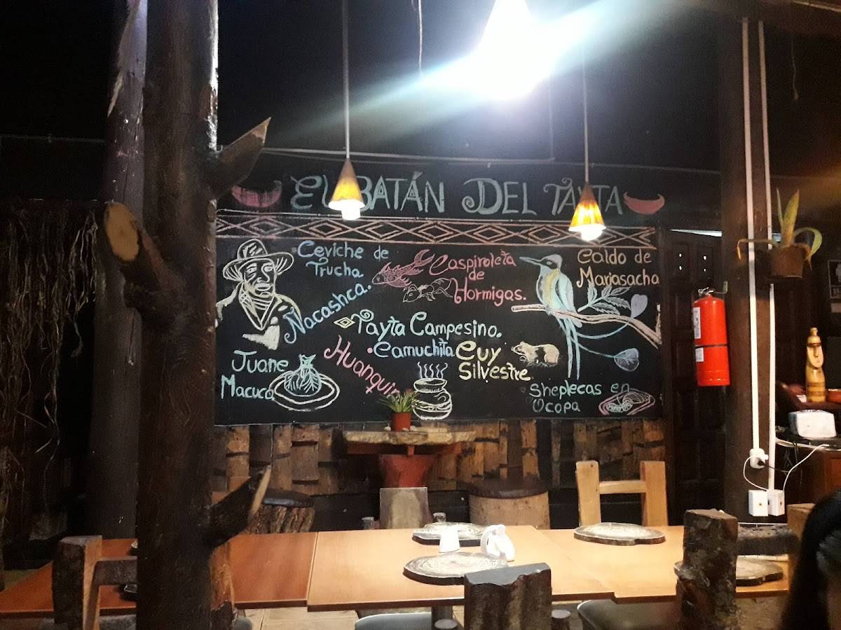 Carta del restaurante El Batán del Tayta-Chachapoyas, Chachapoyas, Jr ...