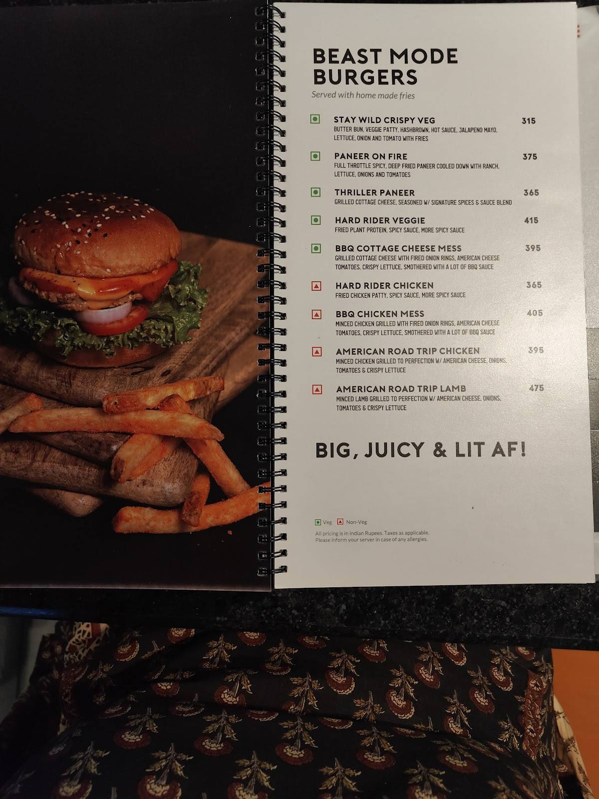 Menu at Roadies Koffeehouz, Sector 35 C Best Cafe Chandigarh, Chandigarh
