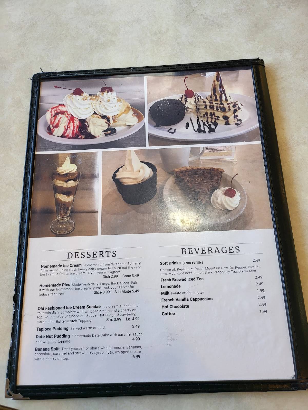 Menu at Charm Family Restaurant, Charm