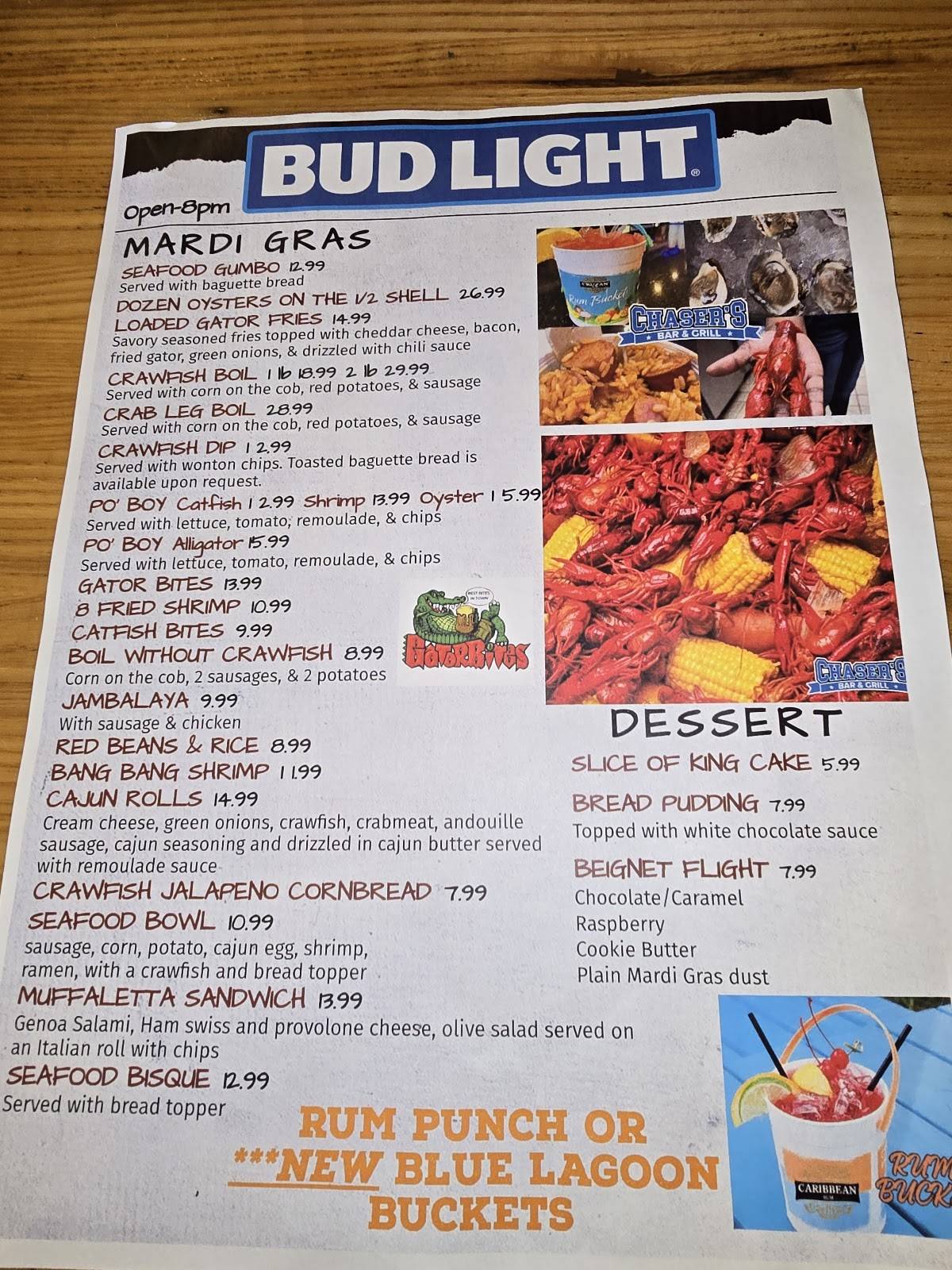 Menu at Six Strings on Franklin pub & bar, Evansville
